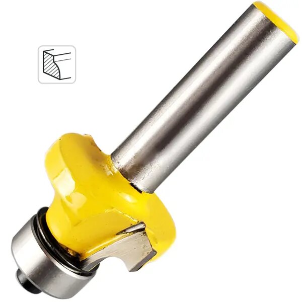 Фреза по дереву кромочная калевочная 553349 25.4x13 мм хвостовик 8 мм