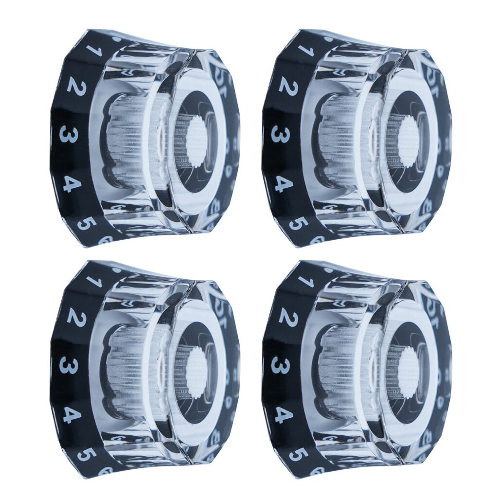 4шт Ручек регулировки скорости громкости тона электрогитары на басу на цилиндре