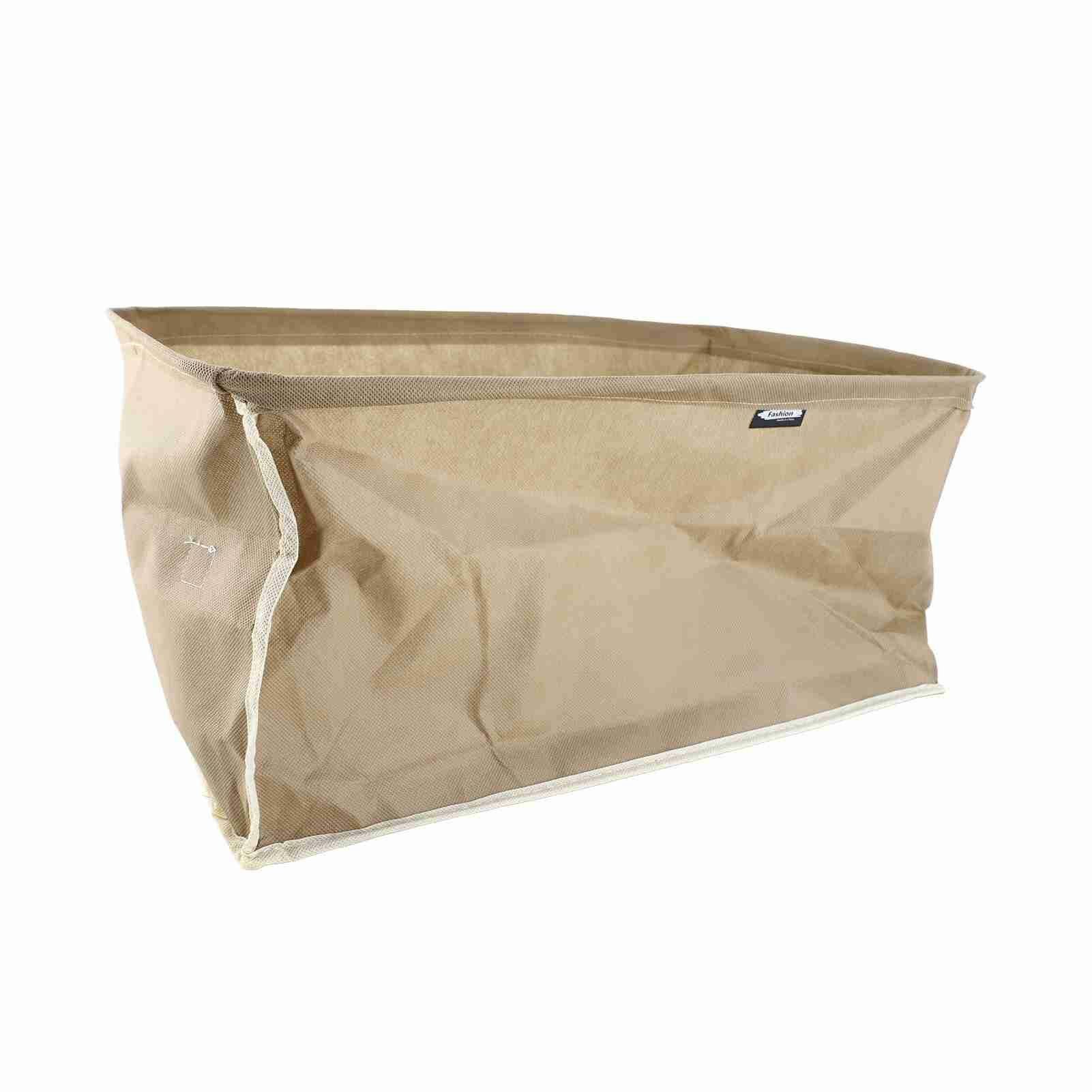 Органайзер для шкафа с ручкой, складная корзина для хранения в гардеробе со стальным каркасом большой емкости для свитера, футболки