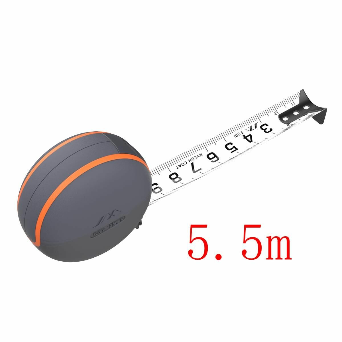 Xiaomi JIMI 5,5 м/3,5 м с автоматической блокировкой, портативная рулетка, линейка с покрытием и кнопкой тормоза, износостойкая измерительная сталь