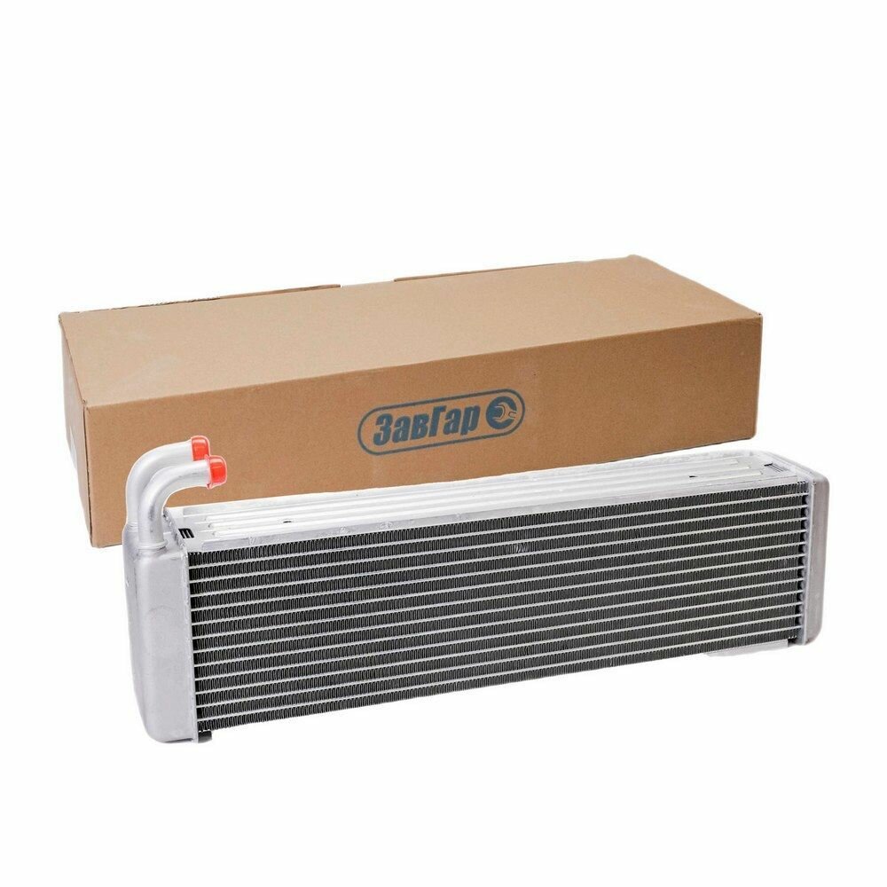 Радиатор отопителя УАЗ алюм. изогнутыми трубками 16 мм "ЗавГар"