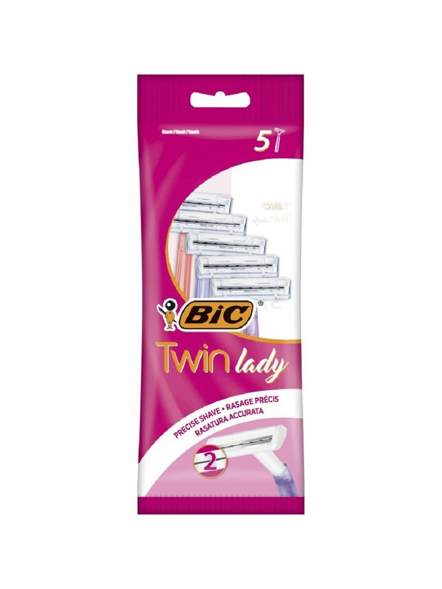 Bic Женские Bic Одноразовые станки для бритья Twin Lady