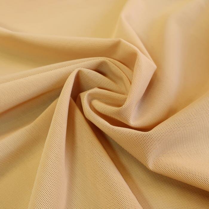 Сетка-стрейч плотная VALENCIA 0250 Body (светлый телесный) отрез 100*140см