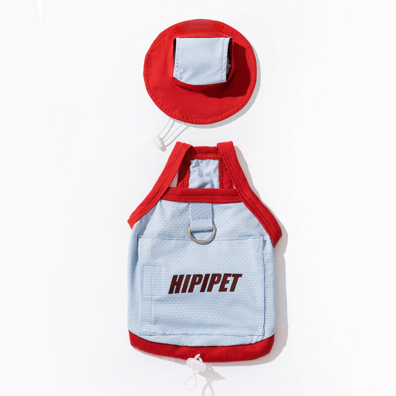 Одежда охлаждающая для собак и кошек с съемным элементом в теплую погоду бренд не указан красный