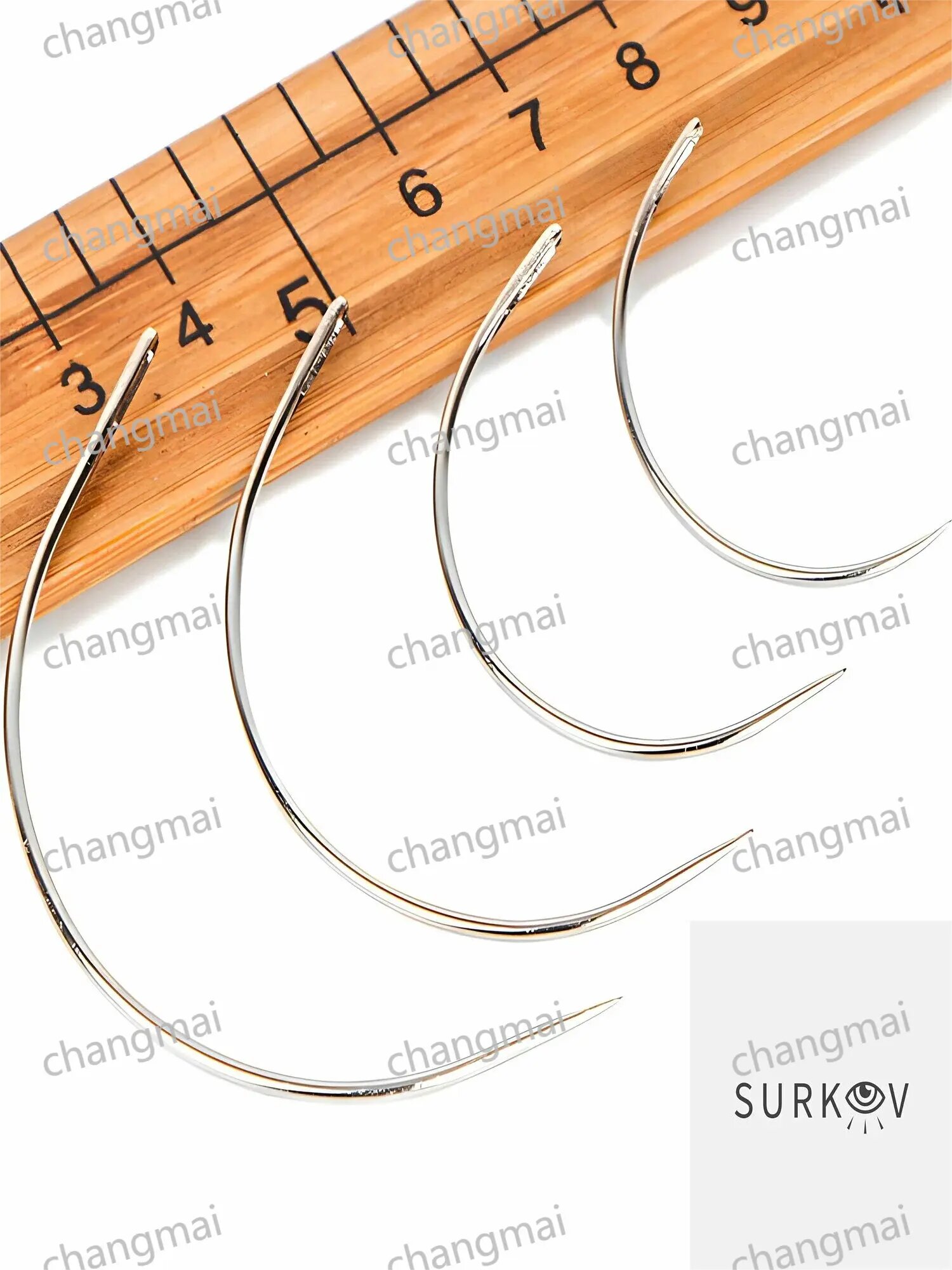 Штуки разных размеров. Иголки для шитья и ремонта48 штук (по 12 штук каждого из 4 размеров)