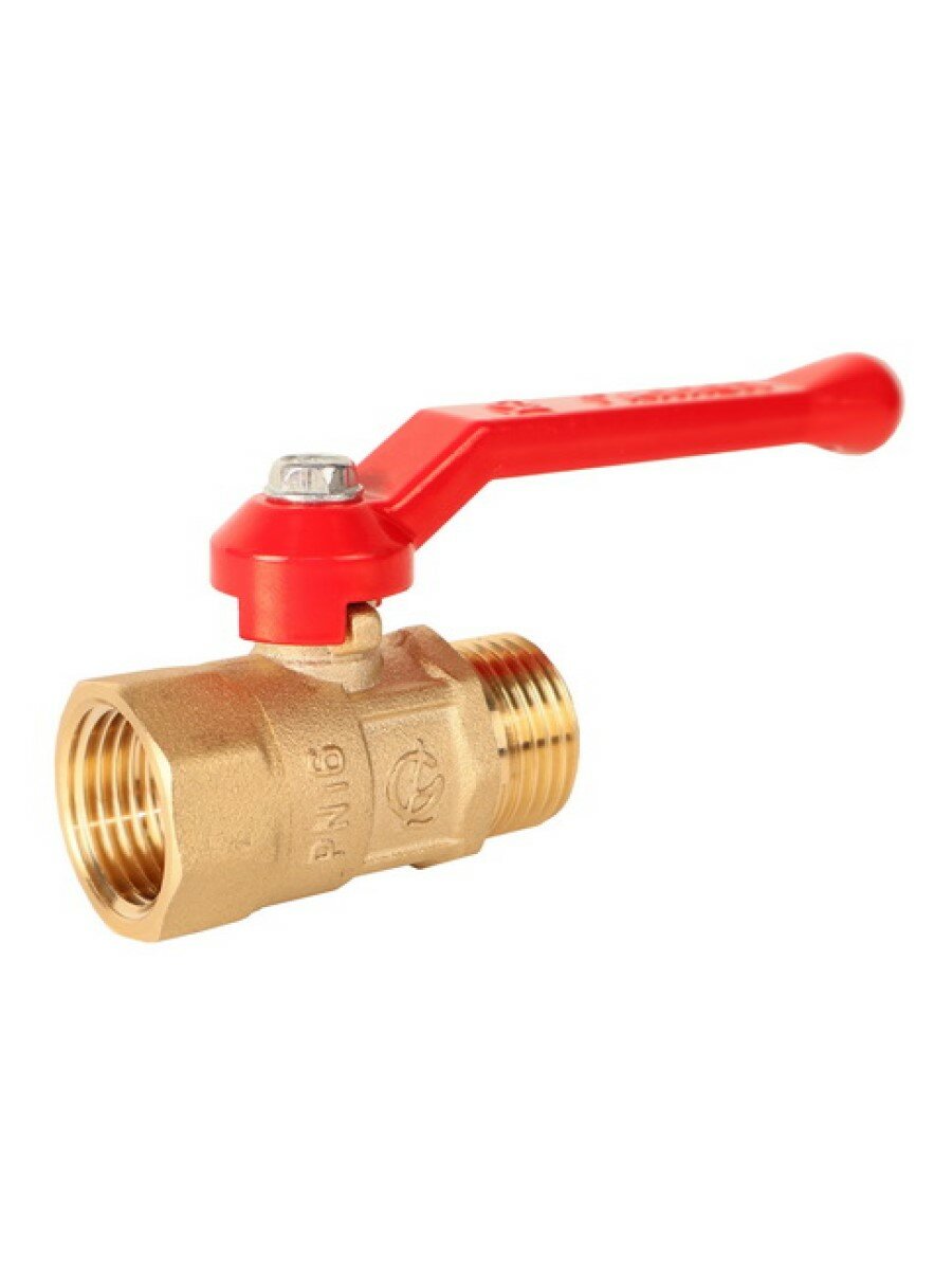 Кран шаровой Галлоп ПРАКТИК 121, В/Н 1/2", ручка-рычаг (0103267)