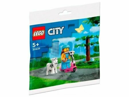 Конструктор LEGO City 30639 Парк для собак и самокат