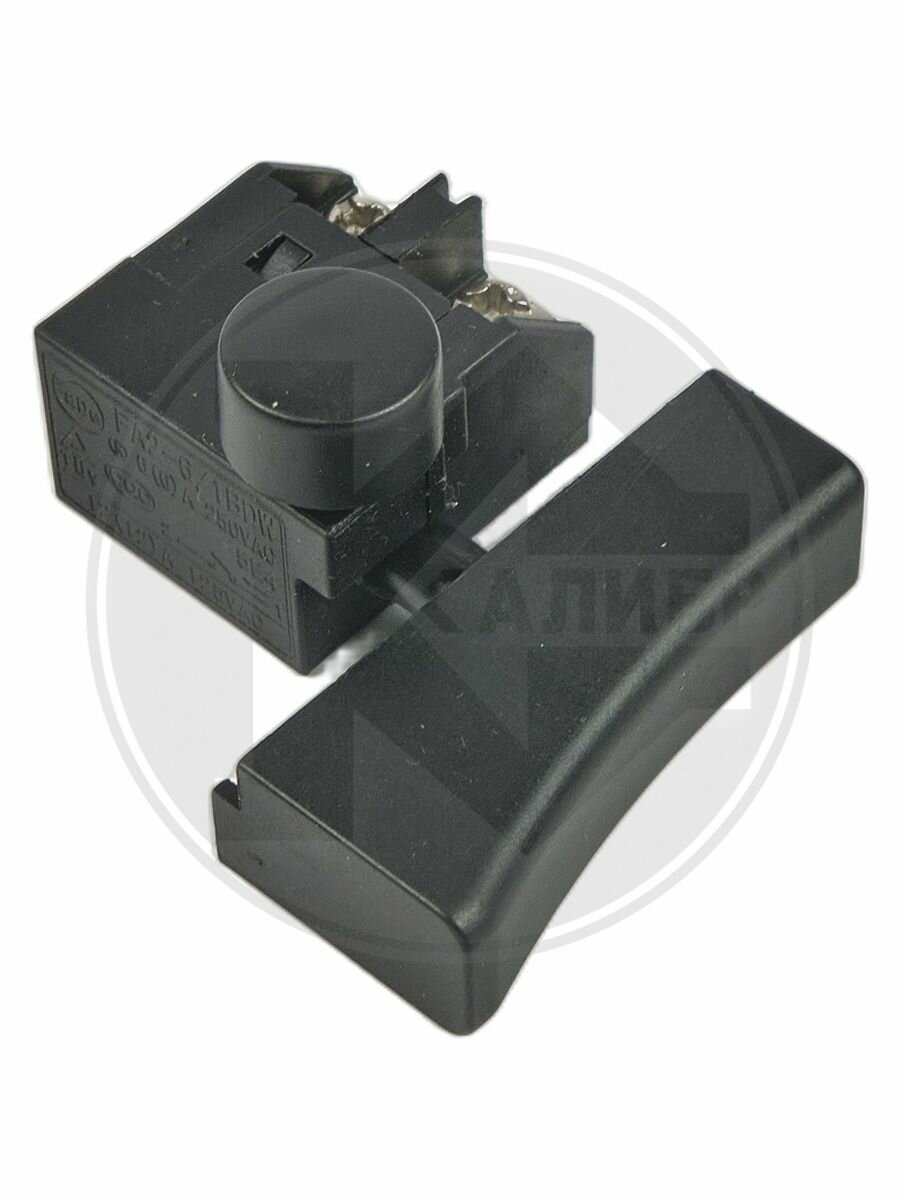 Выключатель FA2-6/1BDW (6А) (с фиксацией, клавиша узкая) для лобзиков