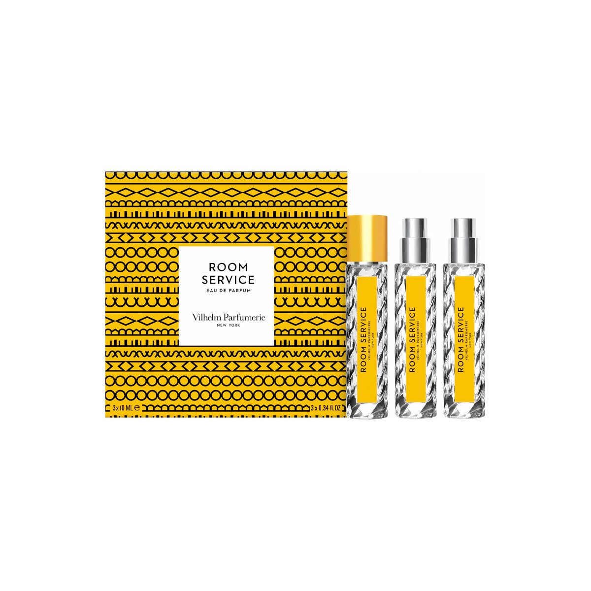 Набор ароматов Vilhelm Parfumerie "Room Service", 3 шт. по 10 мл