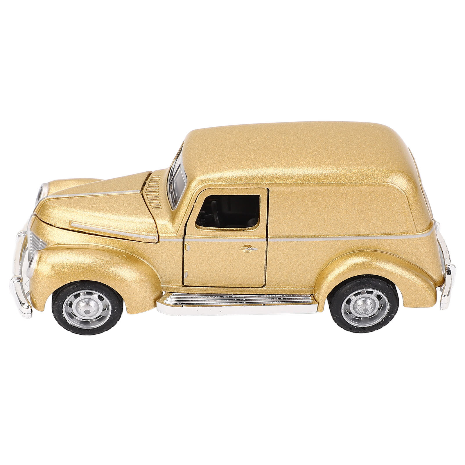 Классическая Модель Автомобиля из Сплава, Игрушка для Детей с Высокой Имитацией, Винтажная Модель Автомобиля, Коллекционный Подарок, Золото