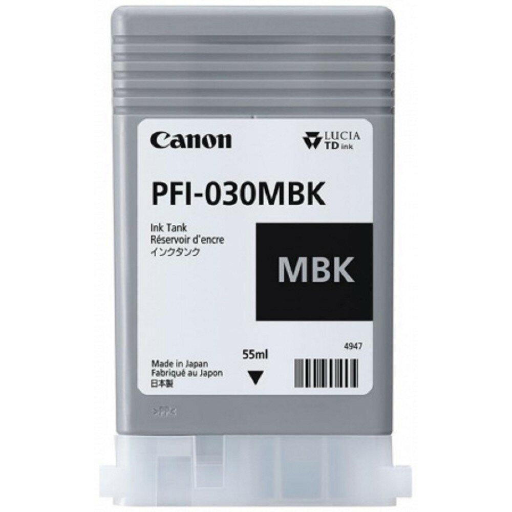 Картридж Canon PFI-030, для принтеров Canon TM-240/340, черный, матовый, 55 мл