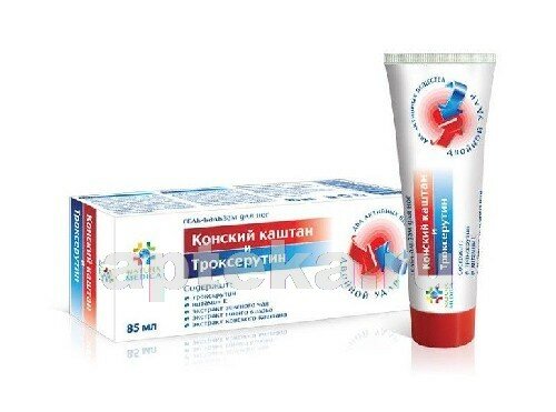 Natura medica гель-бальзам для ног конский каштан и троксерутин 85 мл