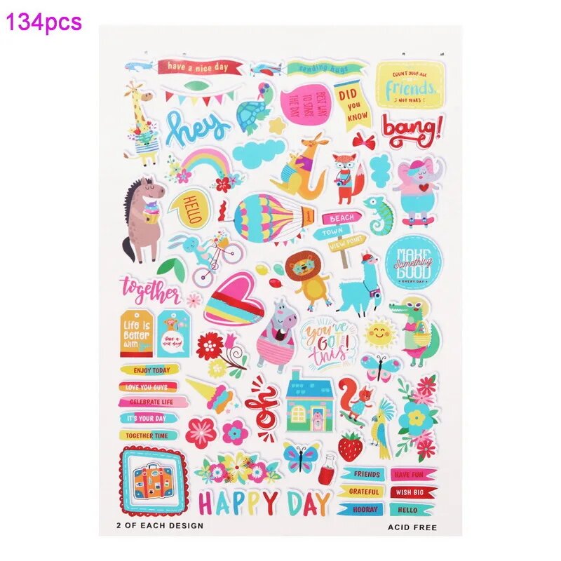 Набор высечек для скрапбукинга The Creative Path Розовый, 802630