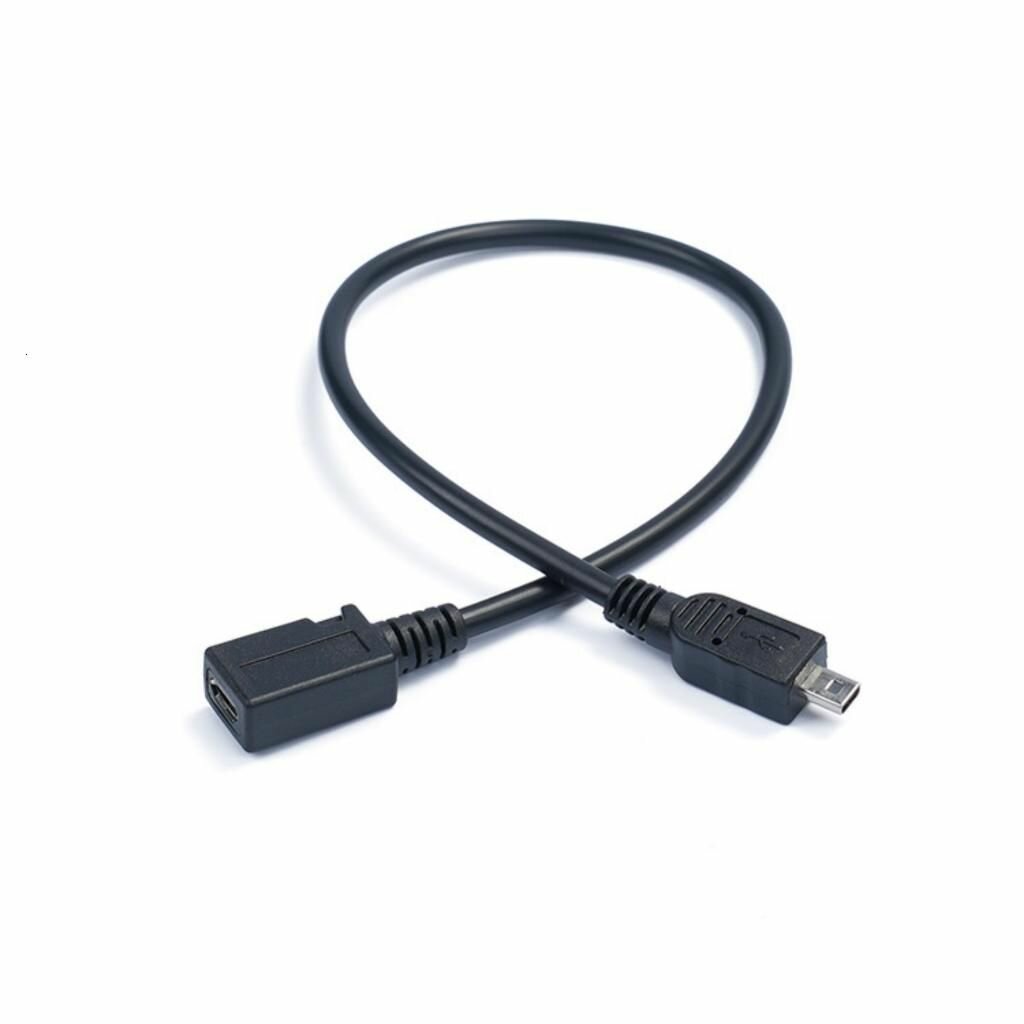 Кабель для передачи данных Micro USB female-mini usb 8p male