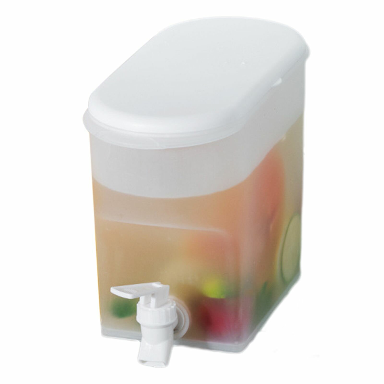 Диспенсер для воды и напитков с краником 2.5 л, в холодильник, на кухню, дозатор для жидкостей, емкость для лимонада