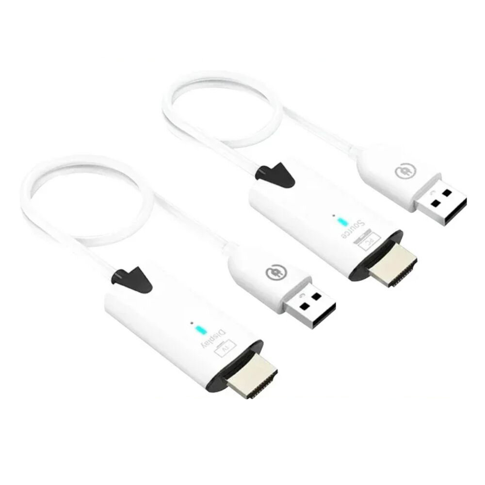 30-метровый беспроводной видеопередатчик и приемник, совместимый с HDMI, удлинитель, адаптер для дисплея, кабель-зеркало для камеры, ПК, телевизора