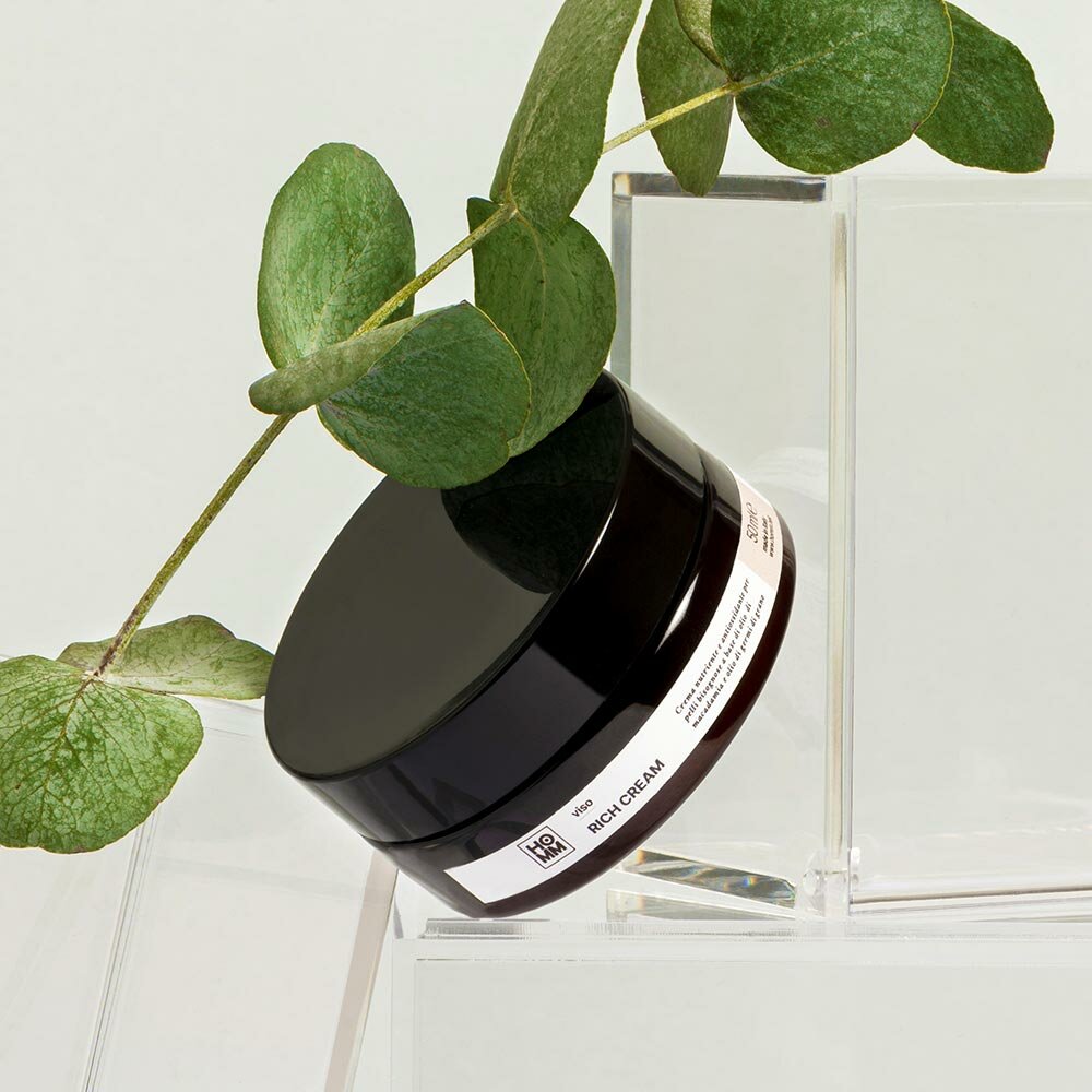 Homm, Питательный крем с маслами микадамии и зародышей пшеницы, 50 мл.