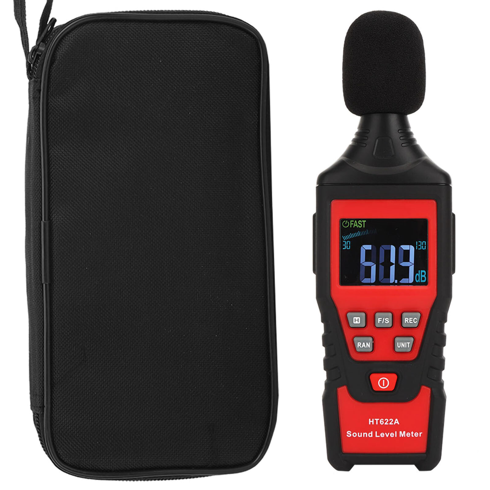 HT622A 30dB 130dB Digital LCD Sound Level Meter Voice Tester Noise Decibel Monitor