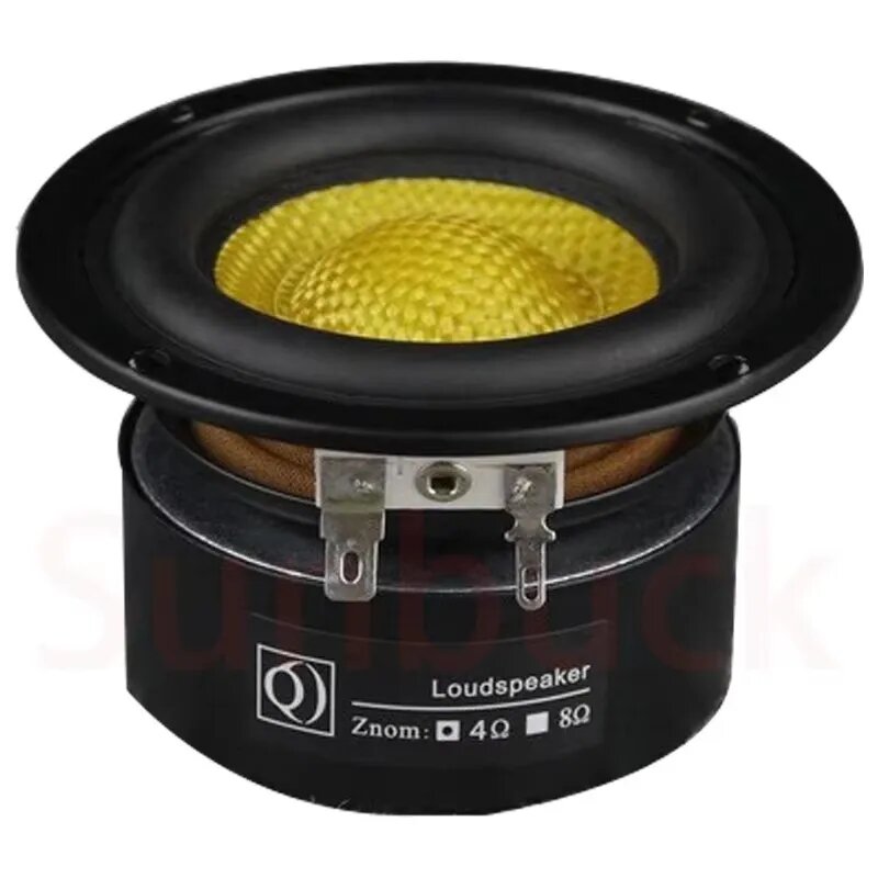3-дюймовый звуковой динамик 5 Вт, 4 Ом, 8 Ом, сабвуфер, Hi-Fi, двухчастотные динамики, громкоговоритель из стекловолокна