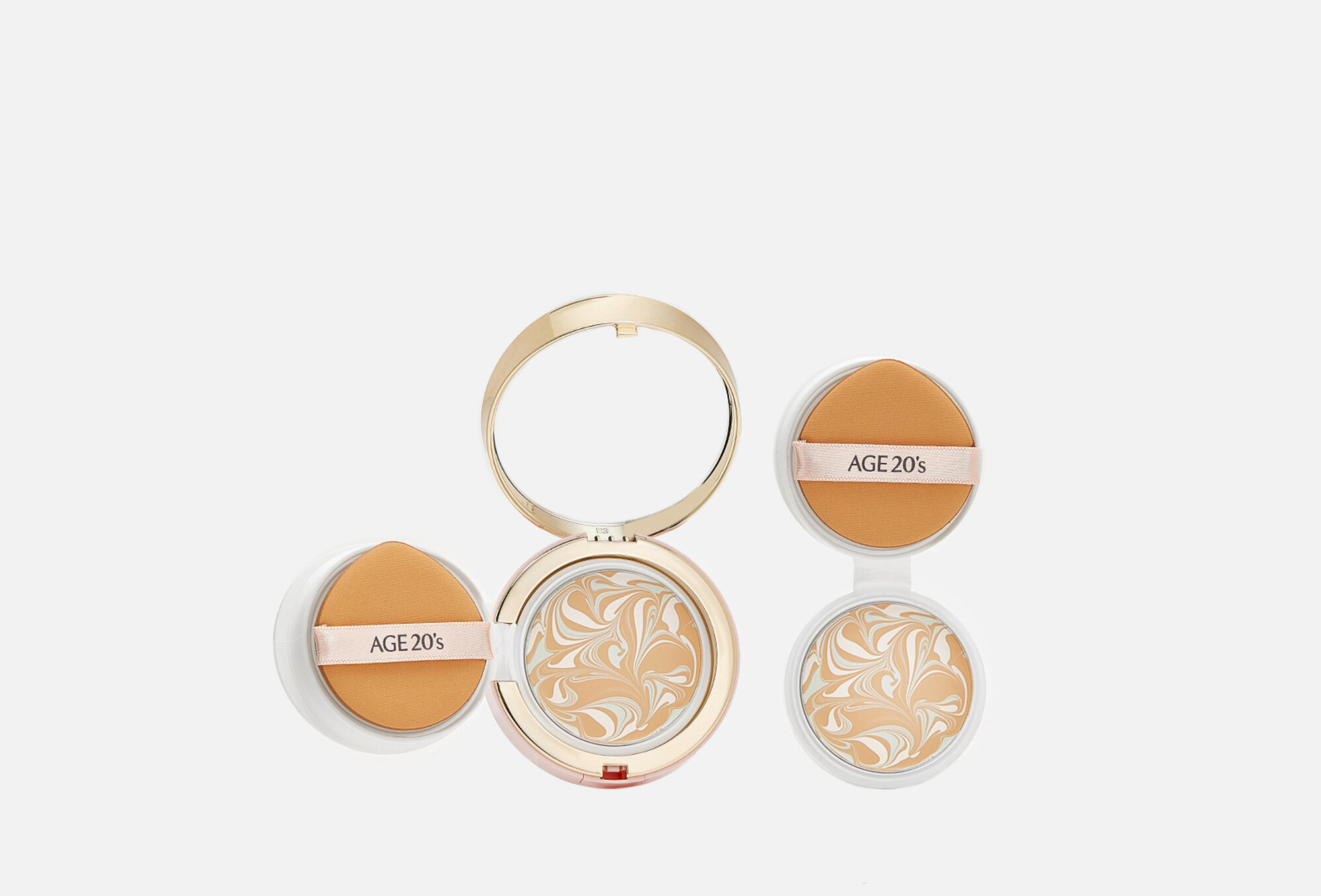 Стойкая тональная основа-кушон SPF 50+ PA++++ AGE 20S Pact Long Stay 14 г 13, Ivory