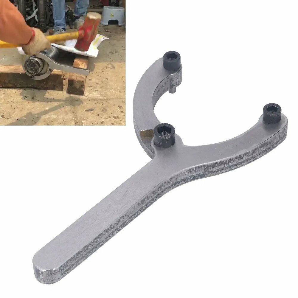 Ключ для сальников экскаватора, регулируемый, для гидроцилиндров