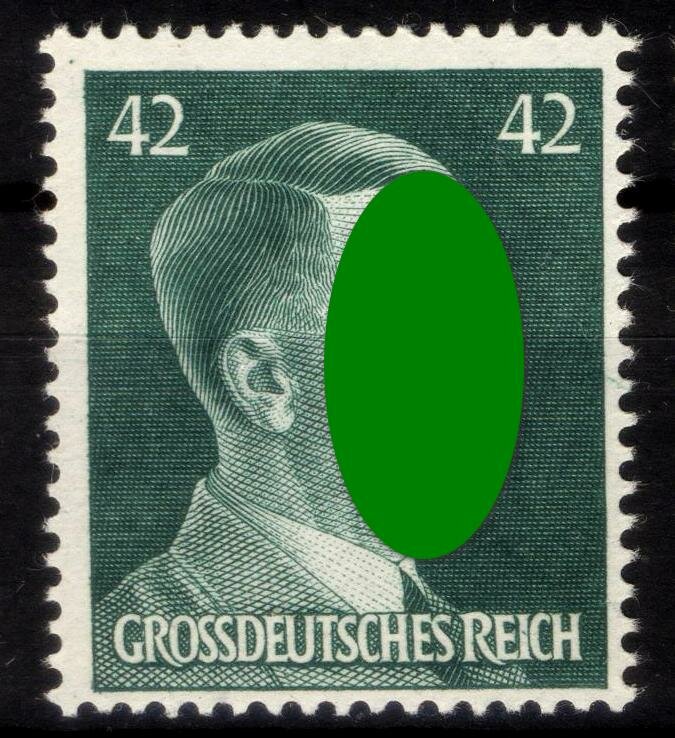 Марка коллекционная "Стандарт. 42 пф.", Германия, 3 Рейх, 1944 год