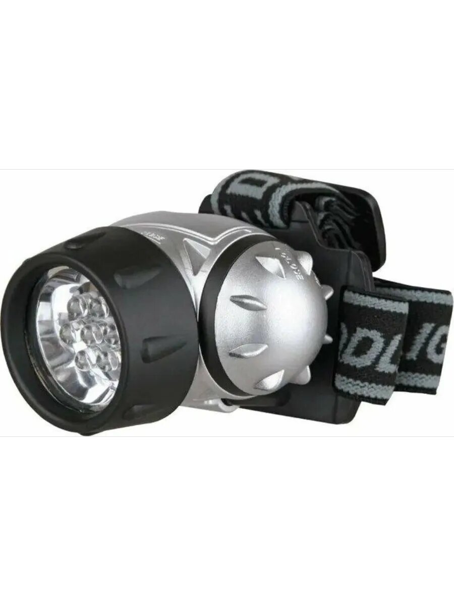 Фонарь налобный светодиодный (10261) LED5352 Металлик