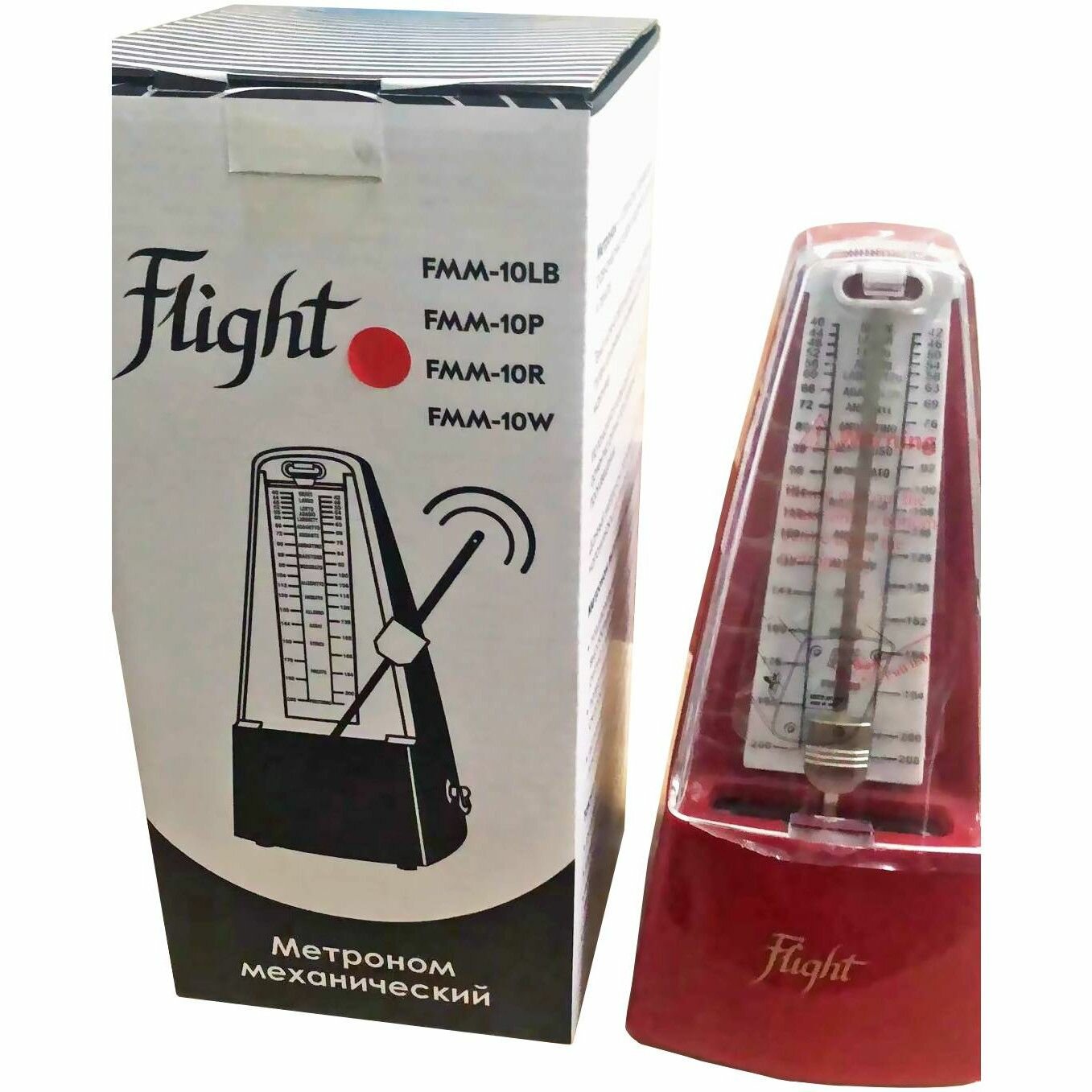 Тюнер/метроном FLIGHT FMM-10 RED