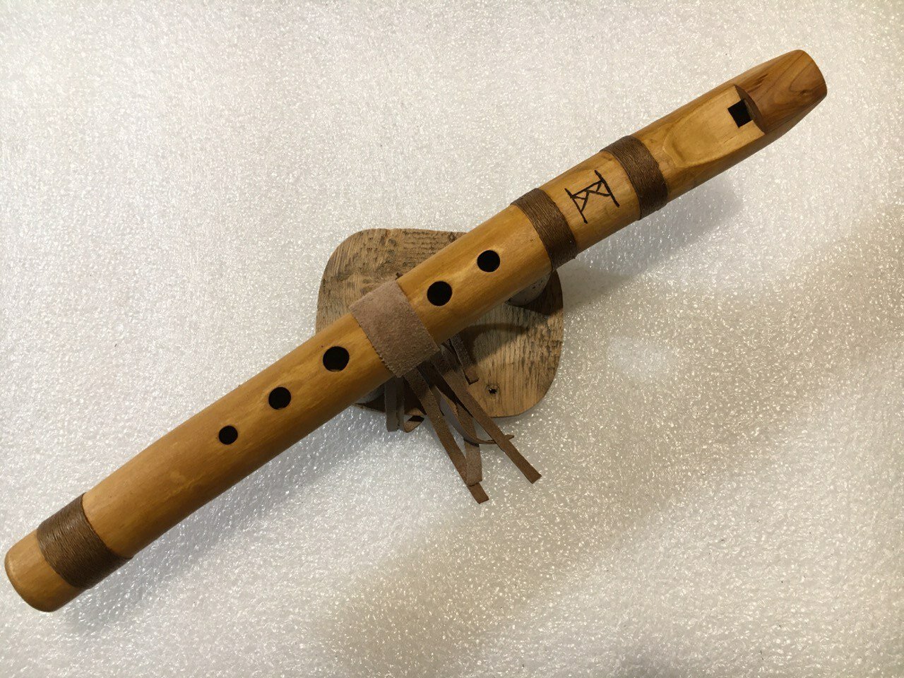 Лесная флейта, деревянная, этническая, Весенняя Свирель, ля минор пентатоника, ручная работа, из ствола клена.