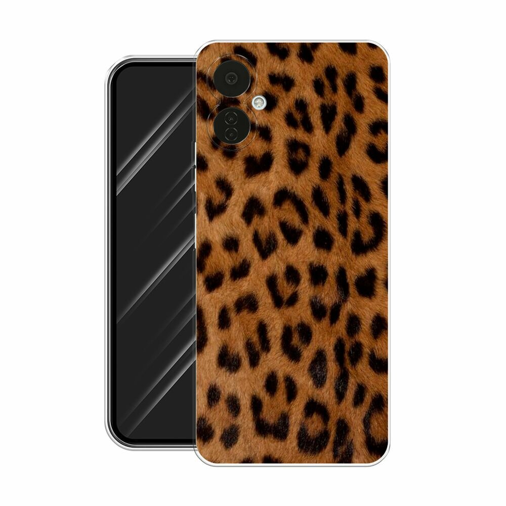 Чехол на Tecno Camon 19 Neo / Техно Камон 19 Нео с принтом "Мех леопарда" — фото 1