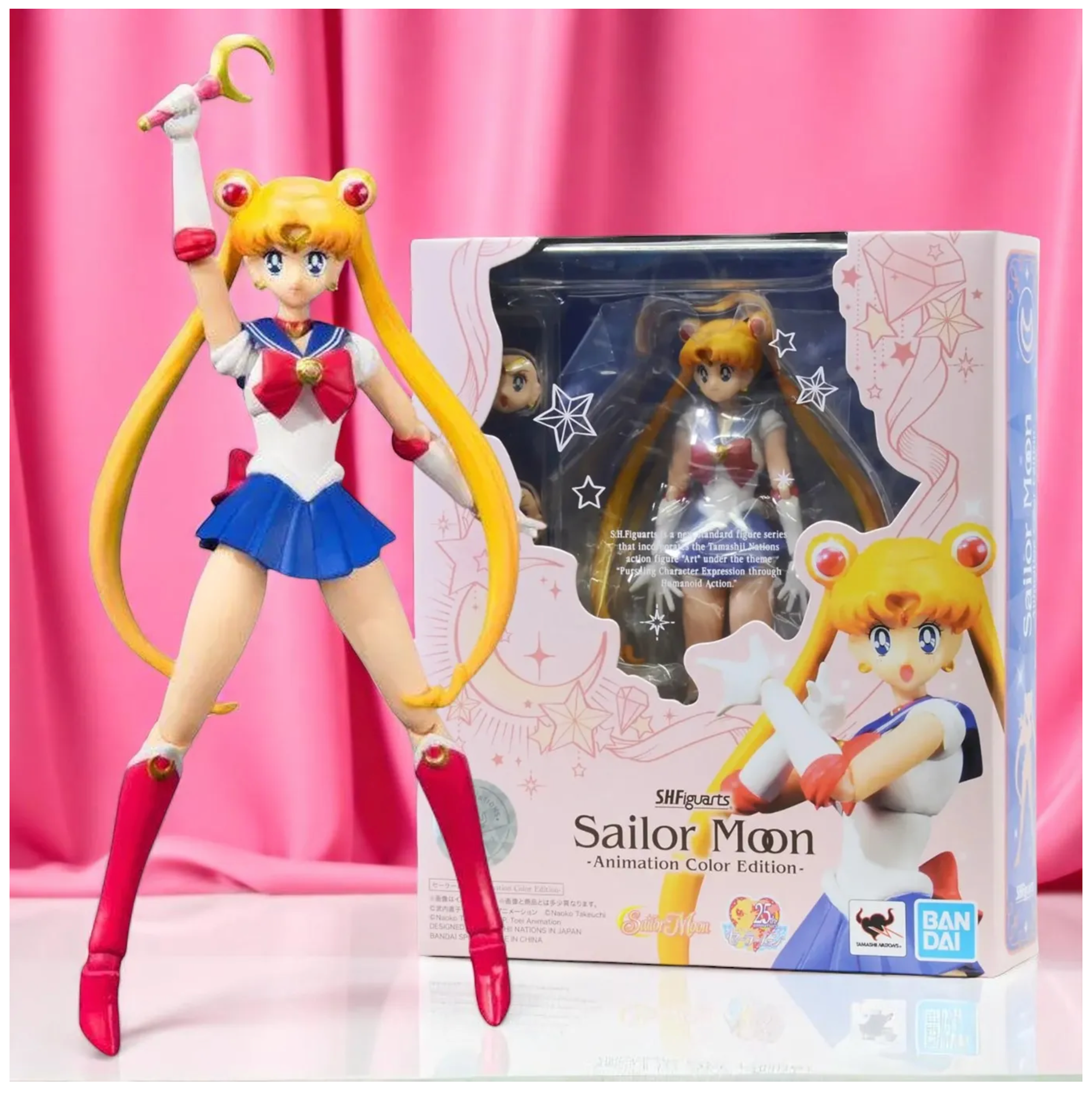 Фигурка Сейлор Мун от Bandai, коллекционная, SH Figuarts