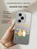 Чехол на Honor 400 Pro / Хонор 400 Про с принтом "Весенние кролики", прозрачный