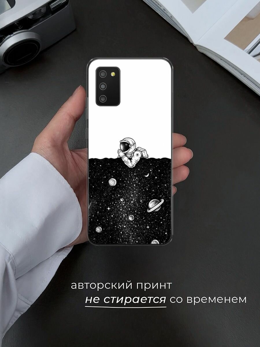 Чехол на Samsung Galaxy A02s / Самсунг Галакси A02s с принтом "Космический сон" — фото 1