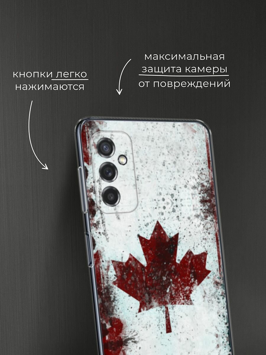 Чехол на Samsung Galaxy M52 / Самсунг Галакси M52 с принтом "Канада" — фото 1