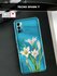 Чехол на Tecno Spark 7 / Техно Спарк 7 с принтом "White lily", прозрачный