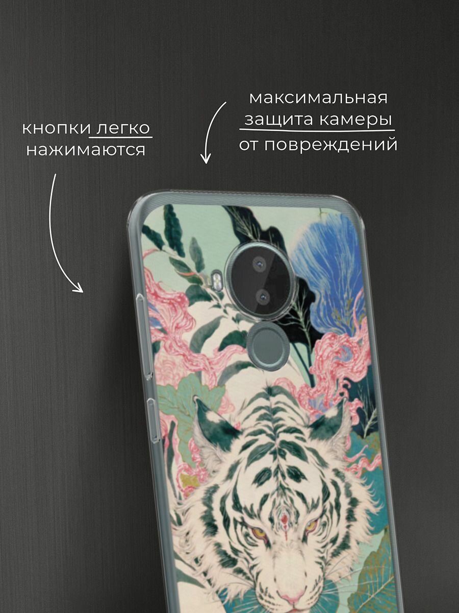 Чехол на Nokia C30 / Нокия C30 с принтом "Охотник" — фото 1