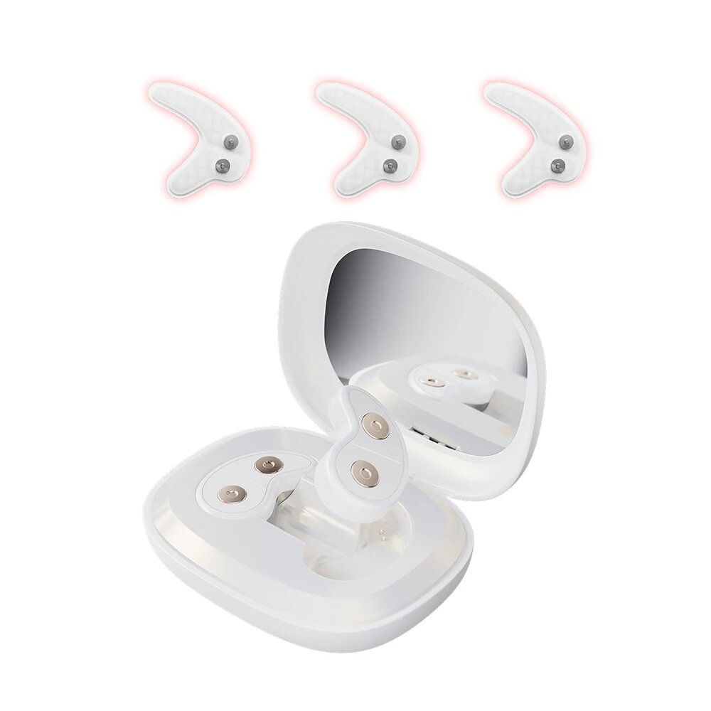 Микротоковый массажер для глаз, терапия красным светом для глаз, косметическое устройство для удаления мешков с глаз, уменьшение темных кругов, отечности, морщин