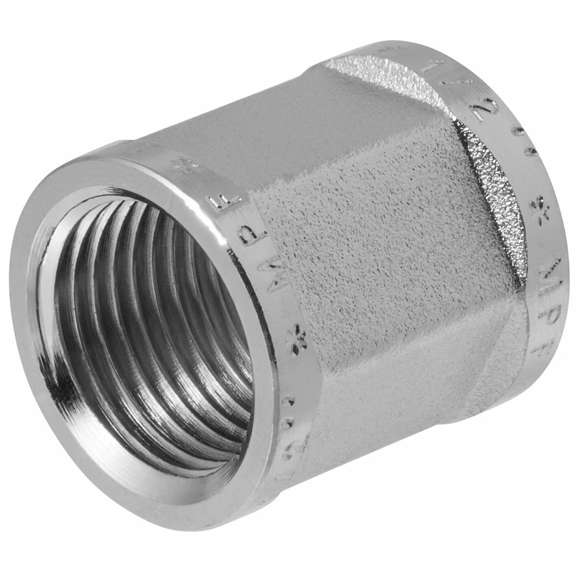 Муфта шестигранная 1/2 дюйма 12.5 мм для трубного соединения резьбовая для сантехники