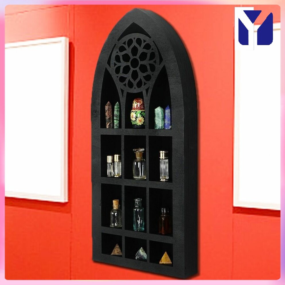 Эксклюзивный декор в виде черной лунной полки