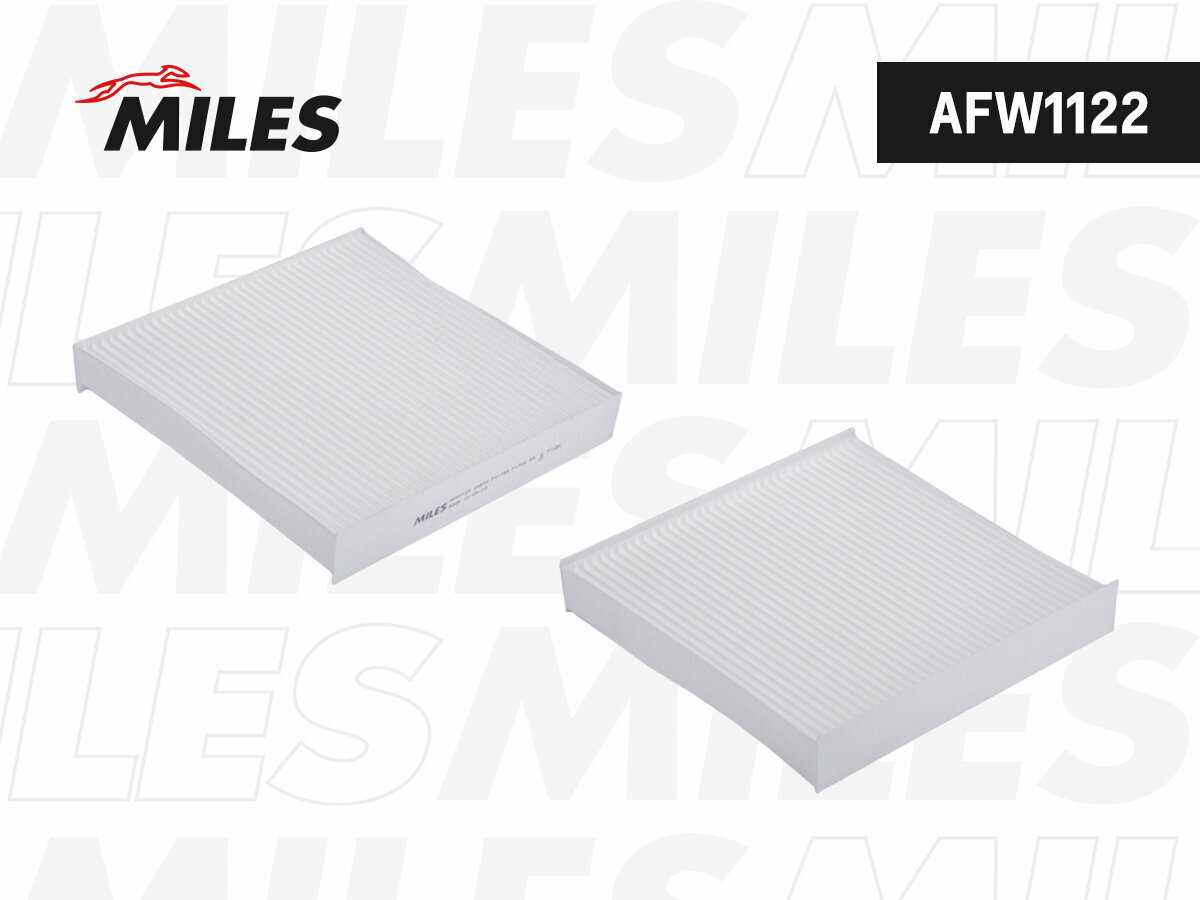 MILES Фильтр салона CITROEN BERLINGO/PEUGEOT PARTNER (MANN-FILTER CU2245 Filtron K1127) AFW1122