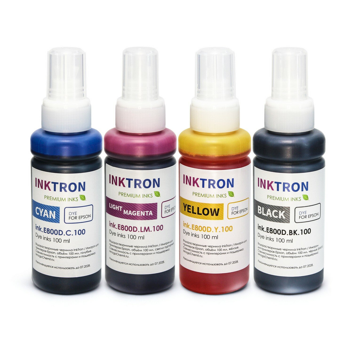 Чернила для Epson L312, L3050, L3070, L300, L3060, L386, L382, L310, L301, L313, L380, L385, L383, L303 (T6641-T6644, T6