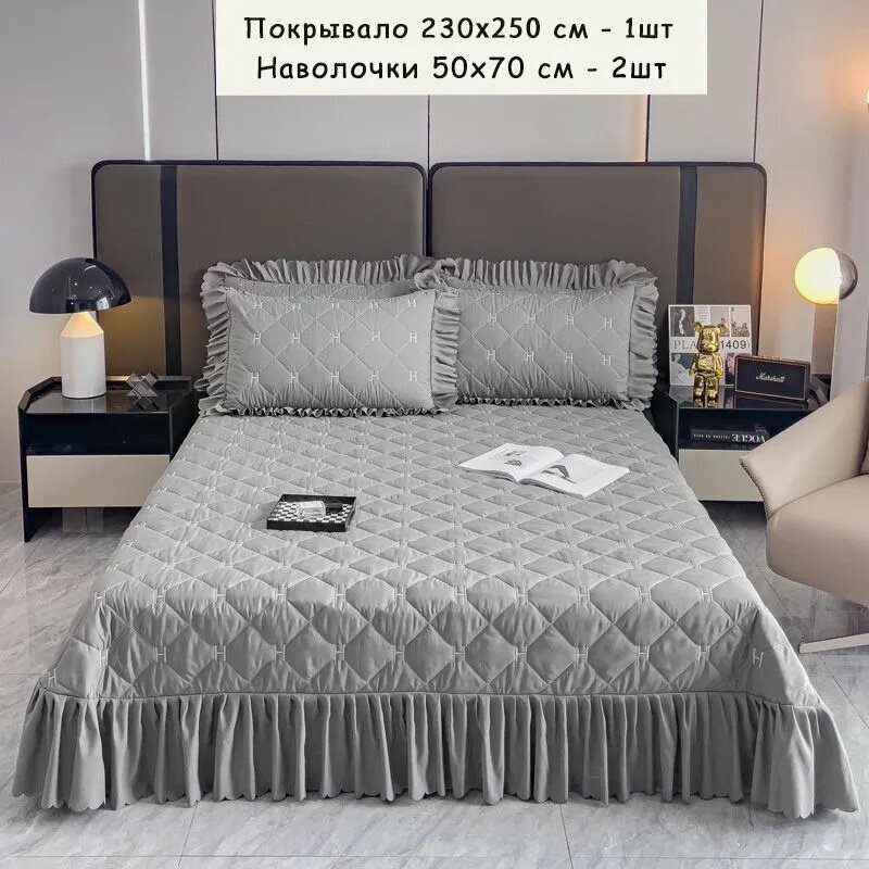 Покрывало, Хлопок с размерами: 250 см х 230 см