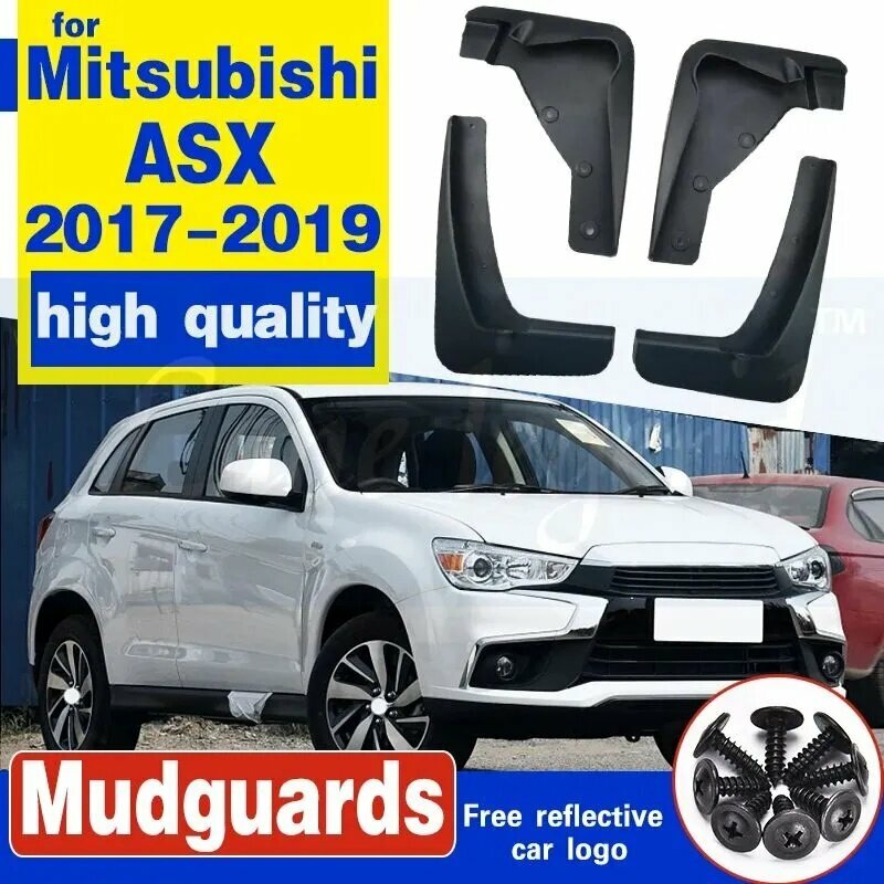 Крыло для автомобиля, арт. Mitsubishi ASX 2017 2018 2019 Брызговики передние и задние крылья автомобильные аксессуары