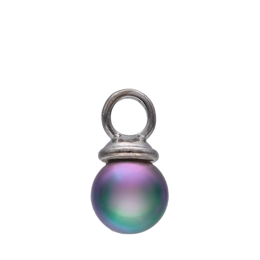 Подвеска, серебро, 925 проба, родирование, жемчуг
