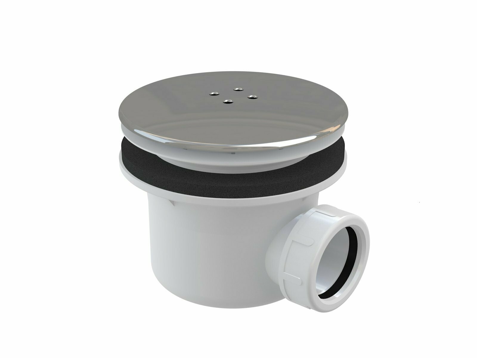 Сифон для поддона Ravak Standard 90 X01314, трубный (коленный) с комбинированным затвором