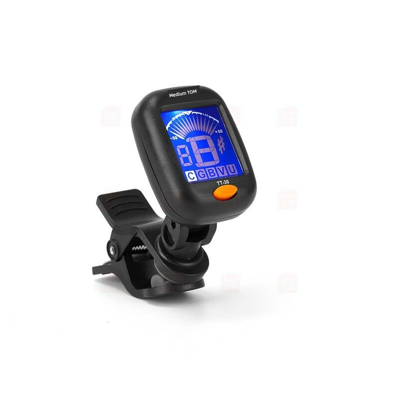 Гитарный тюнер TOM TT30 TT50 Tom Ukulele Многофункциональный нейтральный пианино с большим пальцем Двенадцать всегда