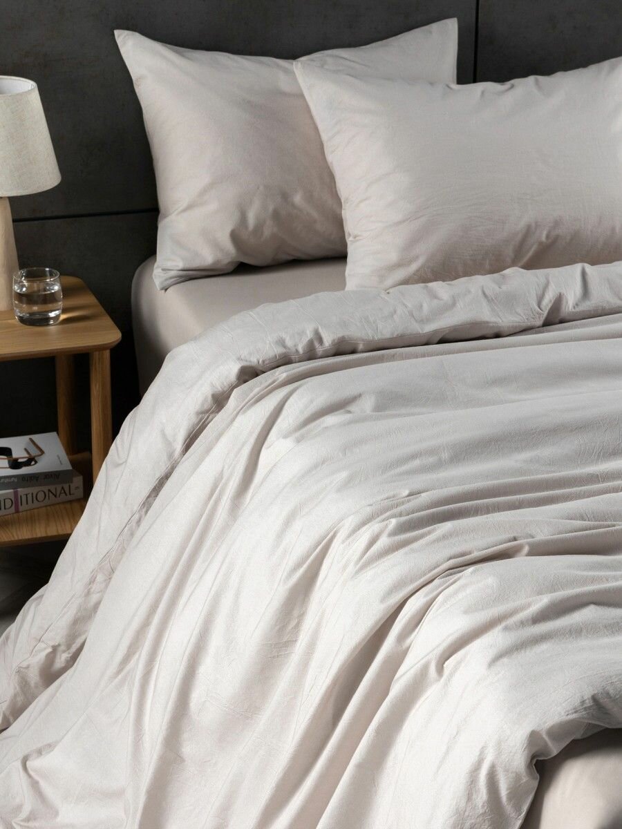 Постельное белье Askona (Аскона) Organic Cotton (евро) Бежевый