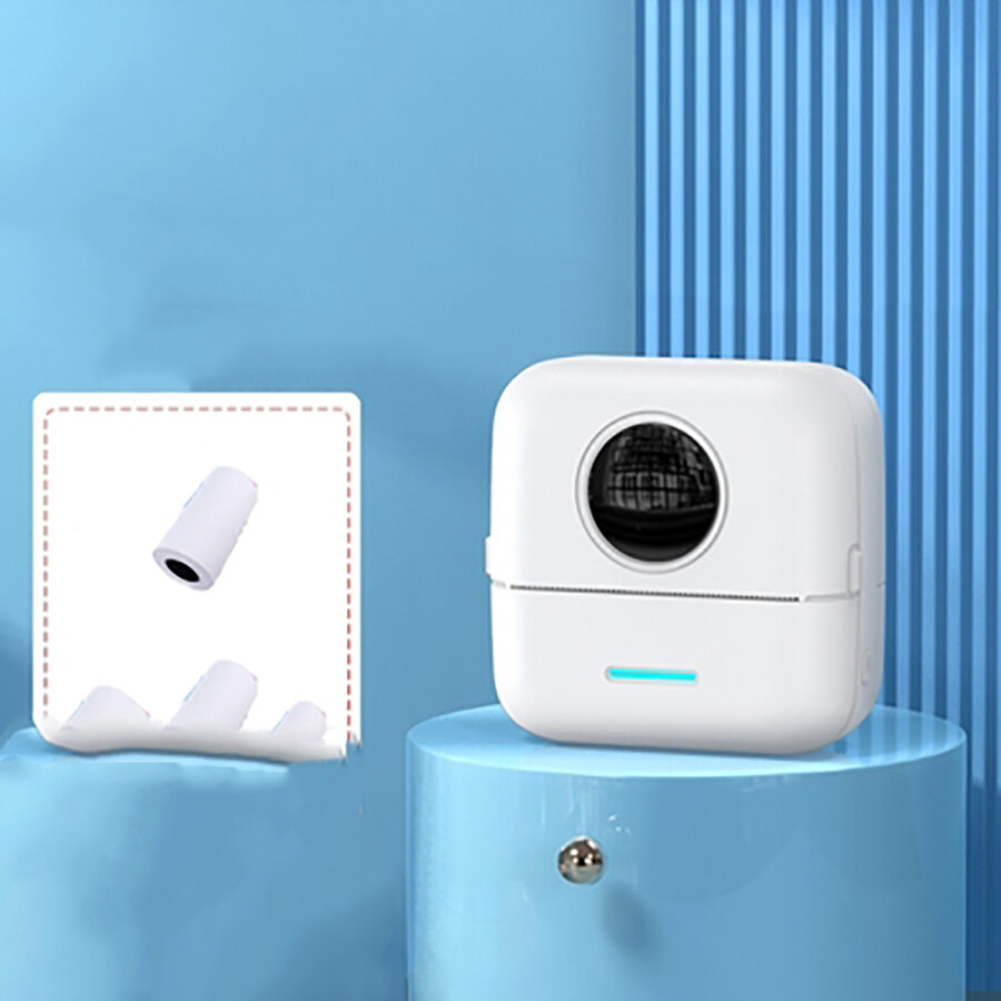 Мини-карманный термопринтер для фотографий Беспроводной Bluetooth-принтер для Android и iOS