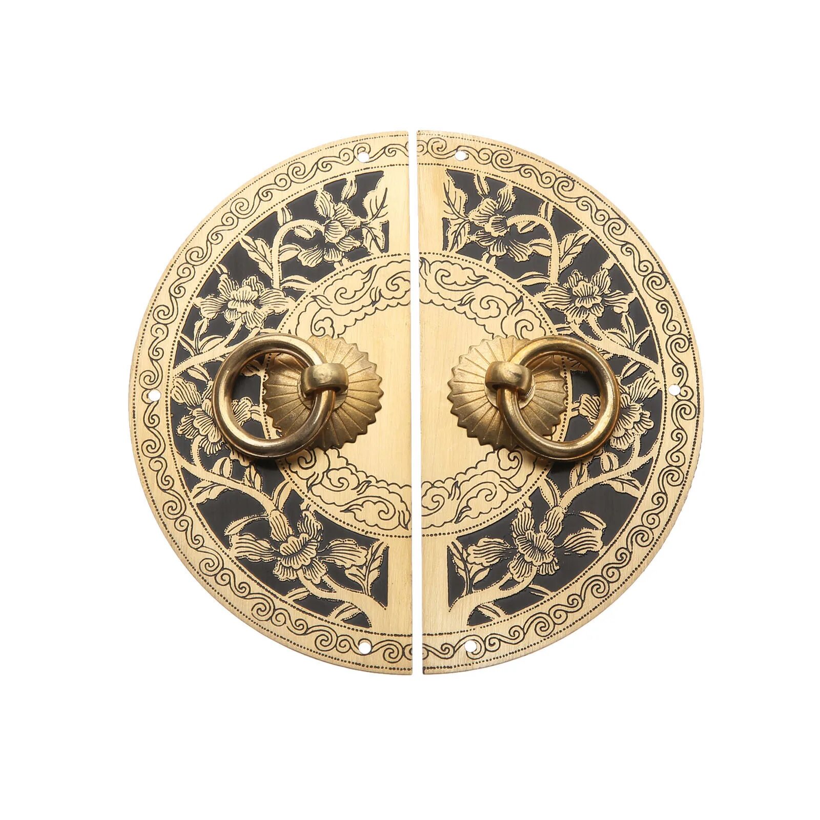 Ручки для шкафов латунные античная бронза 11 см B