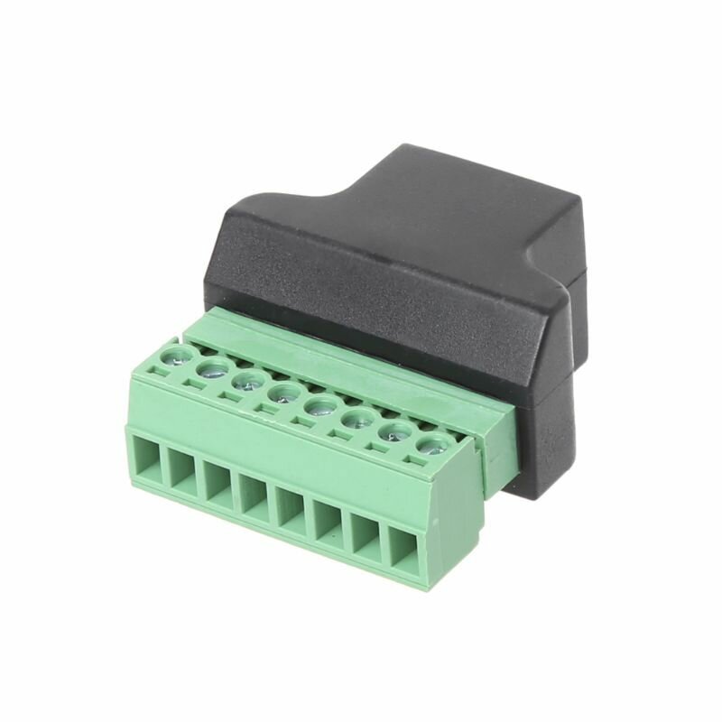 Разъем RJ45 от розетки к 8-контактному разъему